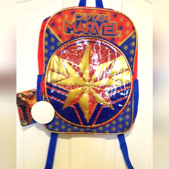 Accessories | Nwt Captain Marvel Backpack | Poshmark